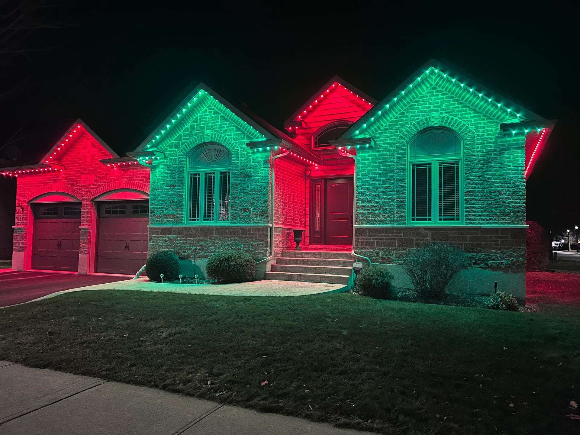 Permanent LED Track Lighting | Wash Dudes Exterior Services